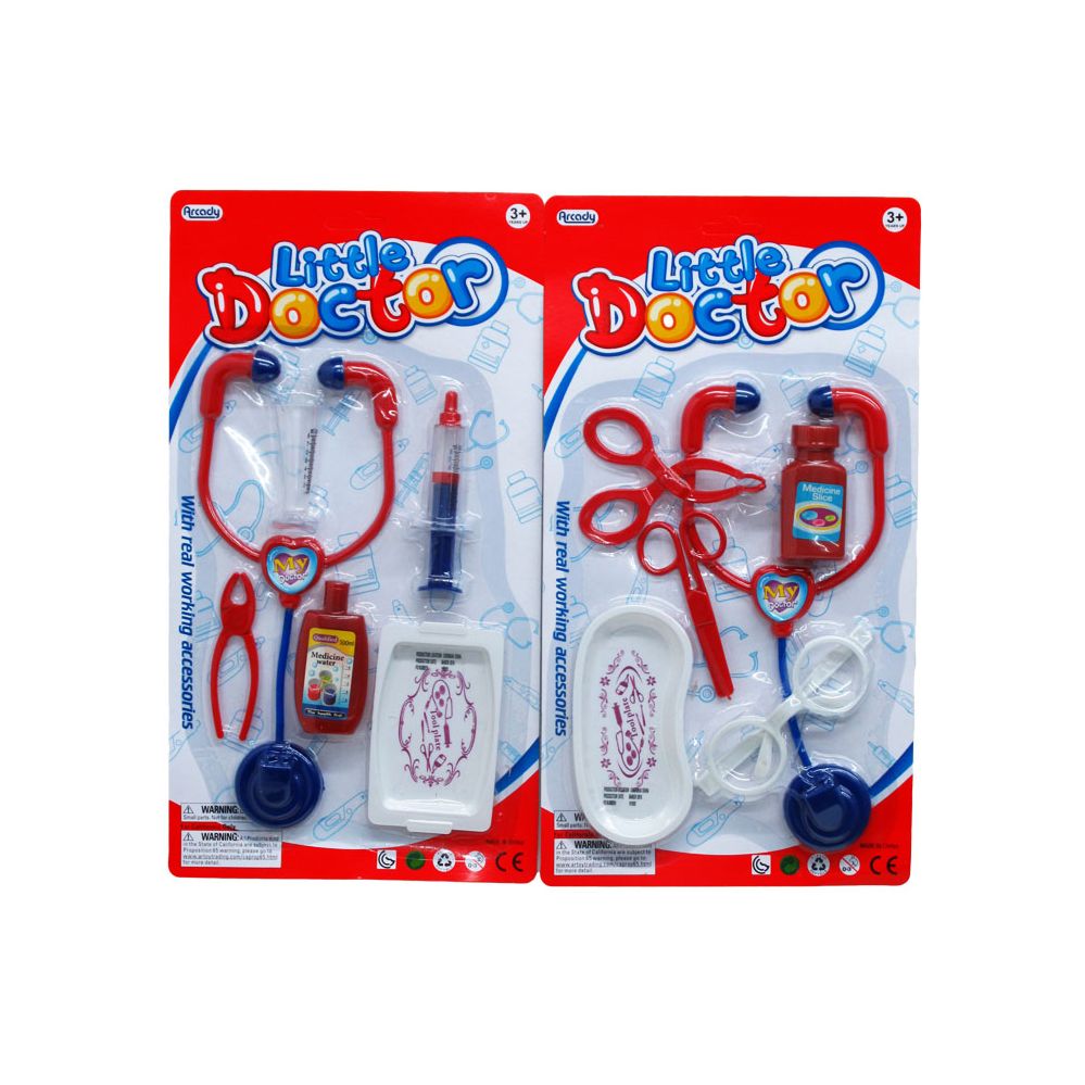96 Units of 6PC LITTLE DOCTOR PLAY SET IN BLISTER CARD - TOY SETS - at ...