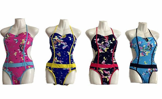 72 Units Of Womens One Piece Swimwear Swimsuits Criss Cross Sexy