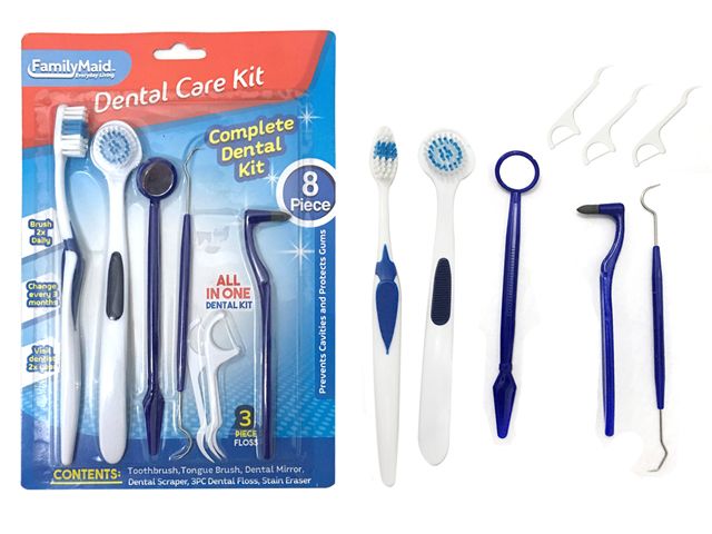 144 Units of Dental Care Kit 8 Piece - Toothbrushes and Toothpaste - at ...