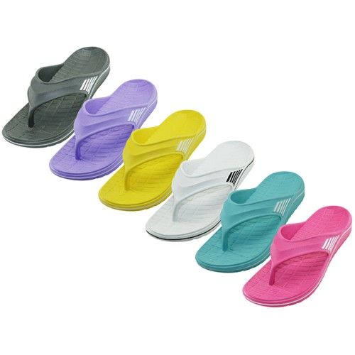 36 Units of Women's Sequin Flip Flops - at - alltimetrading.com