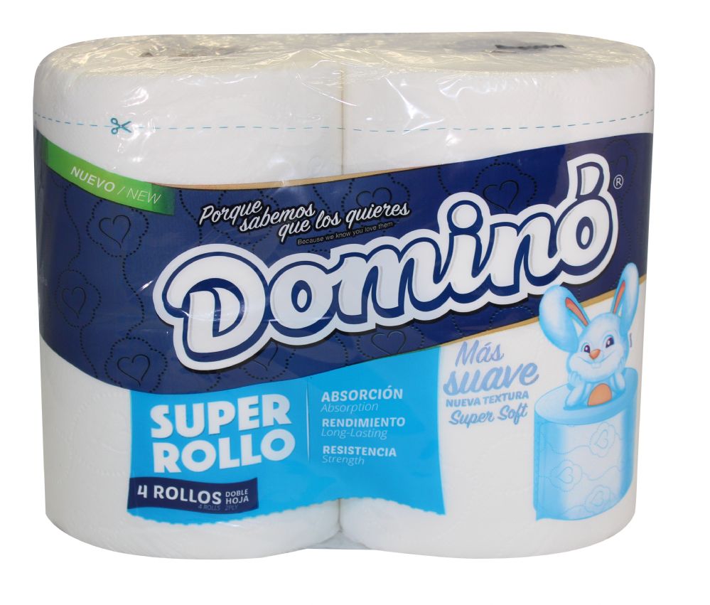12 Units of Domino Super Roll 4pk 365 Sheets 2ply Extra Soft 4 X 4.5 ...